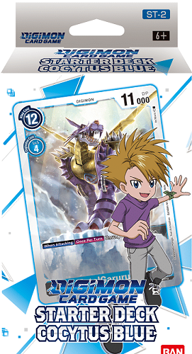 Digimon TCG: ST2 Cocytus Blue Starter Deck דיג’ימון חבילת קלפים מקוריים ...