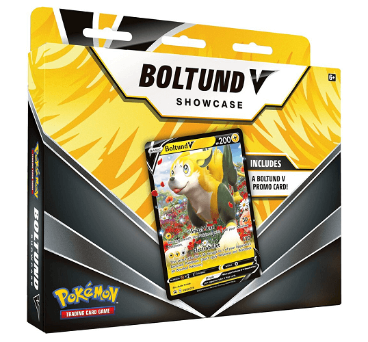 Pokemon TCG: Boltund V Showcase Box קלפי פוקימון מקוריים מארז בולטונד וי