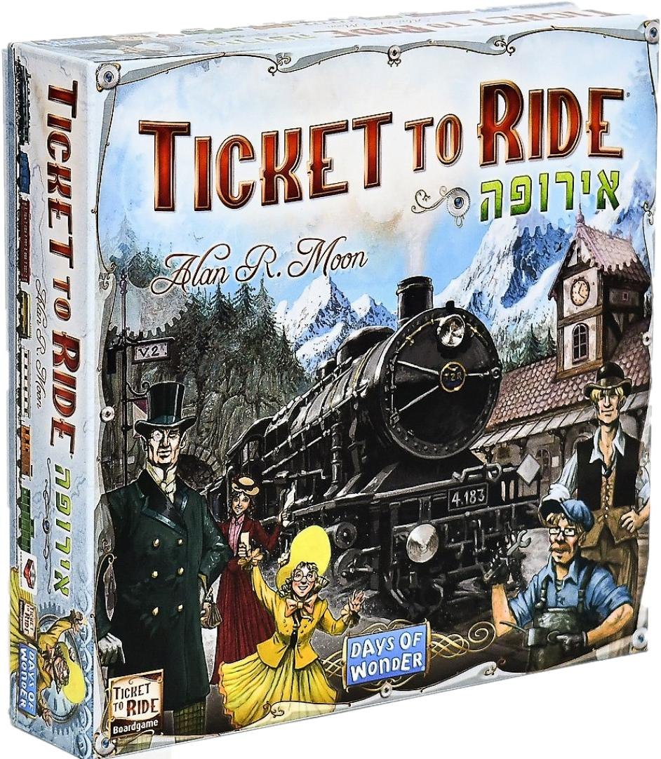 tickets to ride אירופה - משחקי קופסא