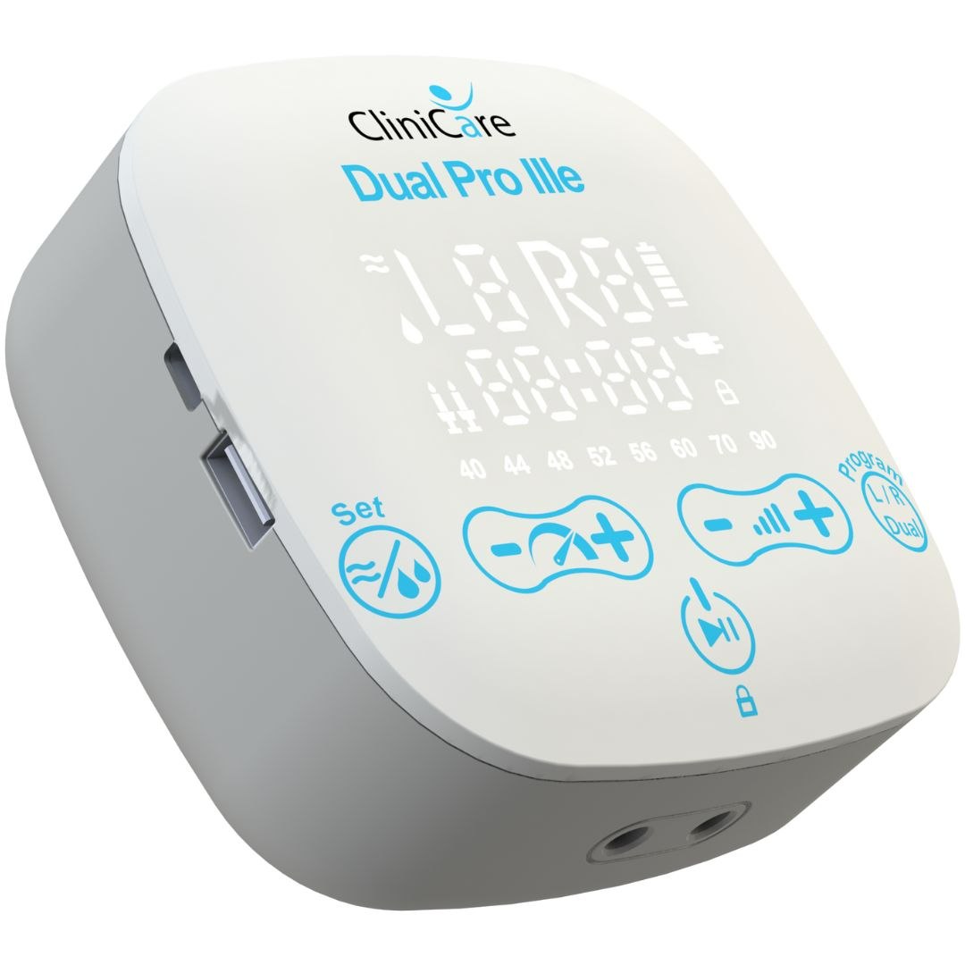 משאבת Clinicare - Dual Pro | משאבת חלב דו-צדדית נטענת | הנקה טובה