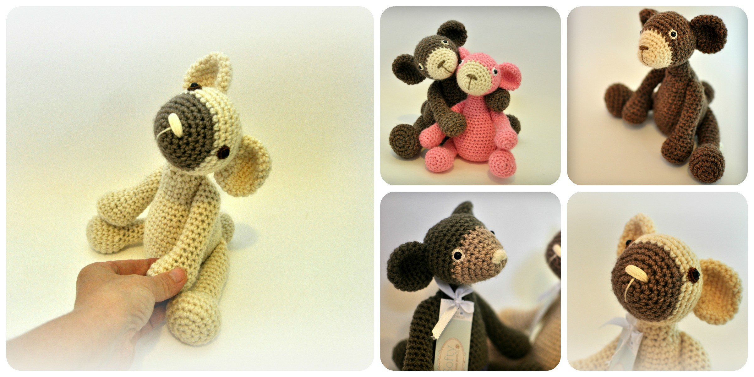Bears - amigurumi dolls | Softy Handmade Goods