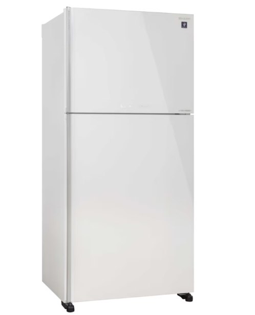 מקרר 2 דלתות זכוכית לבנה SHARP דגם SJ-4650-WH שארפ