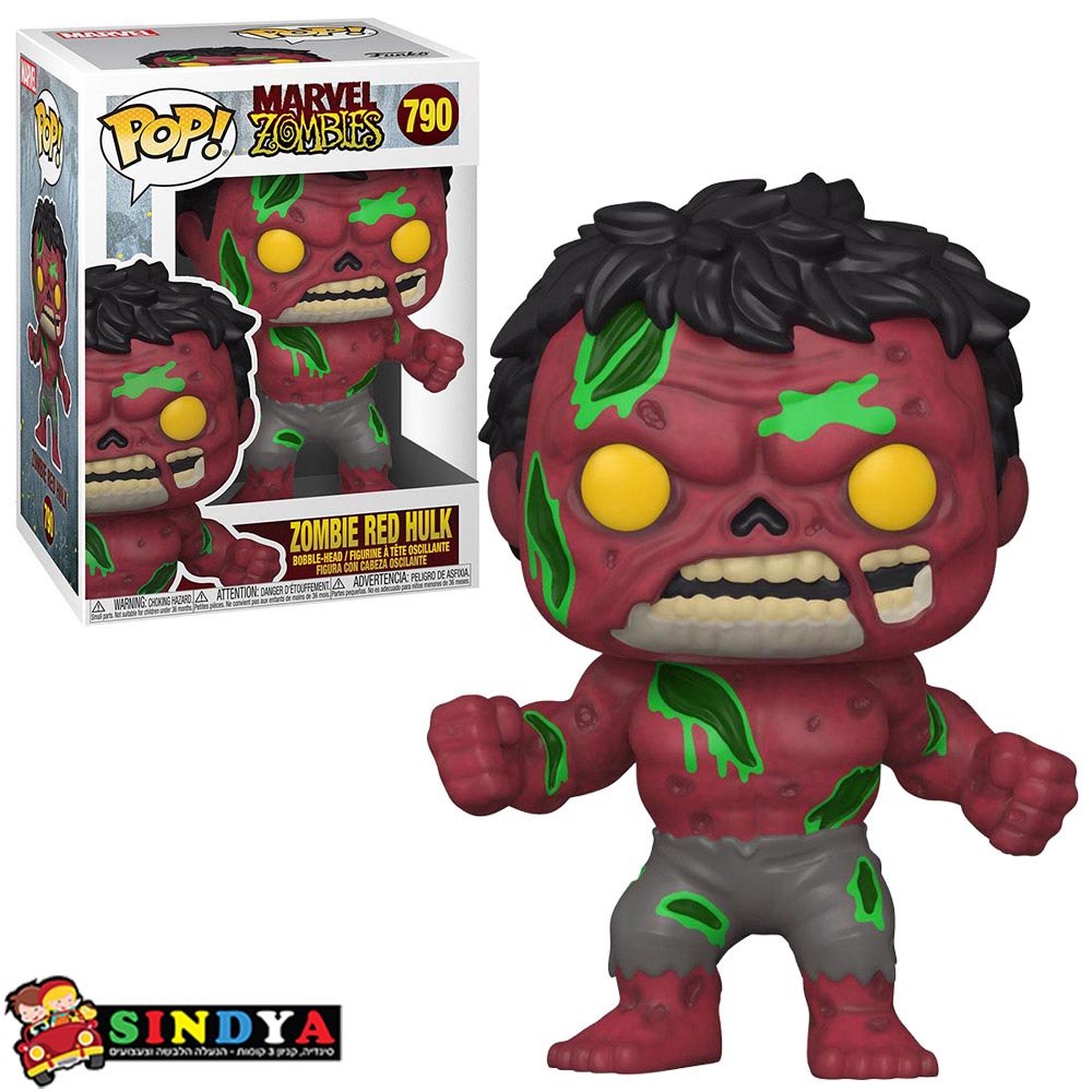פופ מארוול אוונג'רס זומבי האלק אדום - POP MARVEL ZOMBIE RED HULK 790
