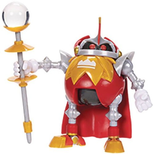 סוניק - בובת מטאל אדום אפור 10 ס"מ - SONIC THE HEDGEHOG MINI HEAVY KING