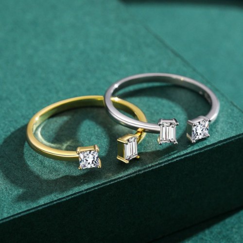 טבעת כסף\ זהב מרובעת QUAD - טיפוח ויופי | doda store