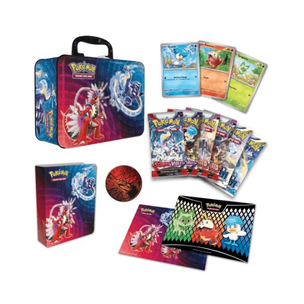 Pokemon TCG: BTS Collector's Chest קלפי פוקימון TCG מקוריים מארז מזוודת פח