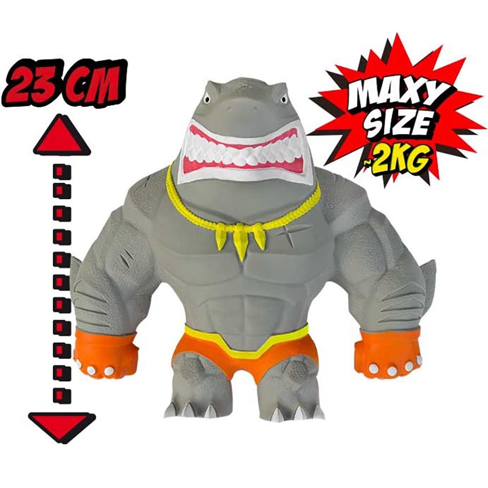 לוחמי אלסטיק פייטרס - דמות מקסי מאקו 21 ס"מ ענק - Elastikorps MAXI MAKO