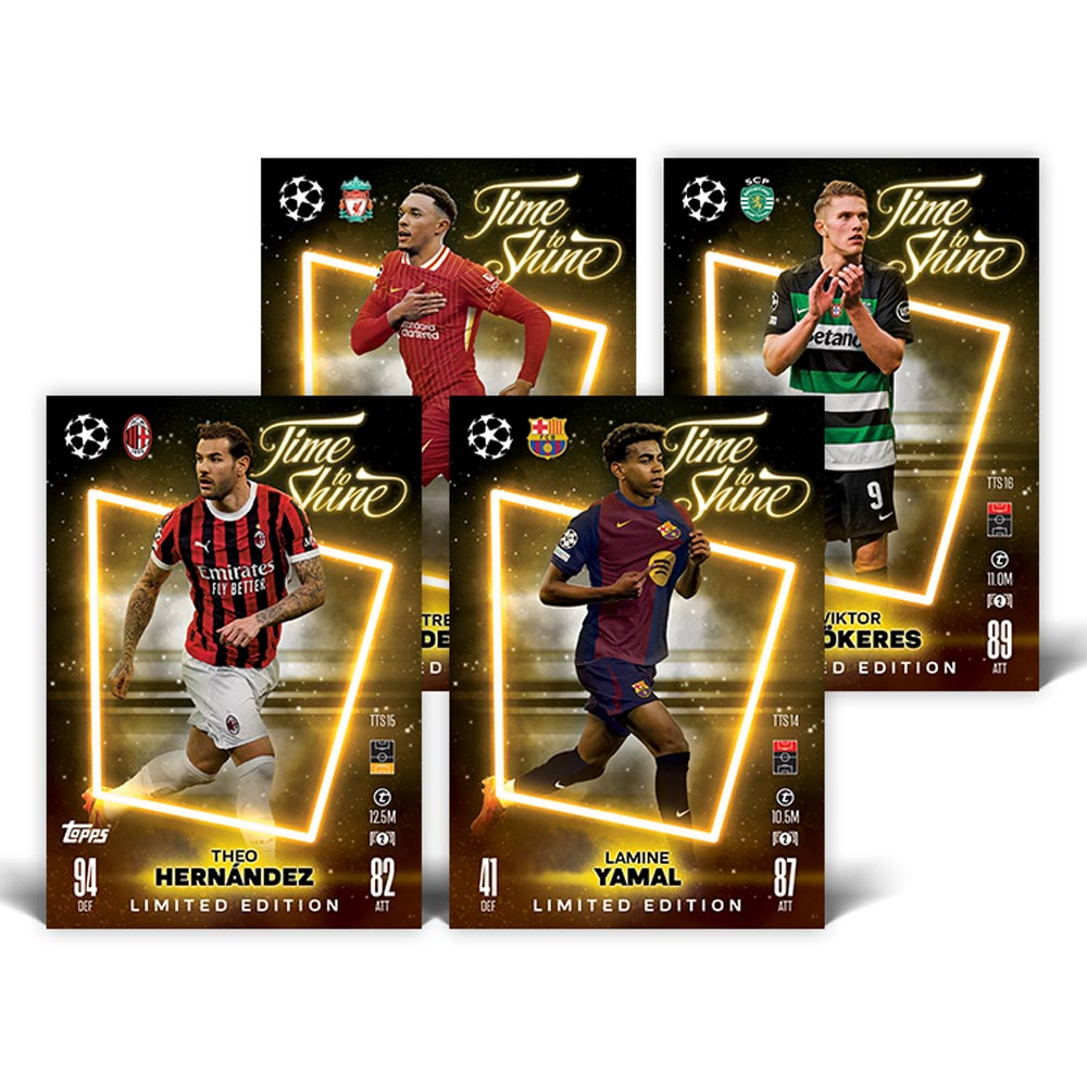 מאץ' אטקס קופסת פח מגה - קלפים ליגת האלופות 2025 זהב #4 - MATCH ATTAX