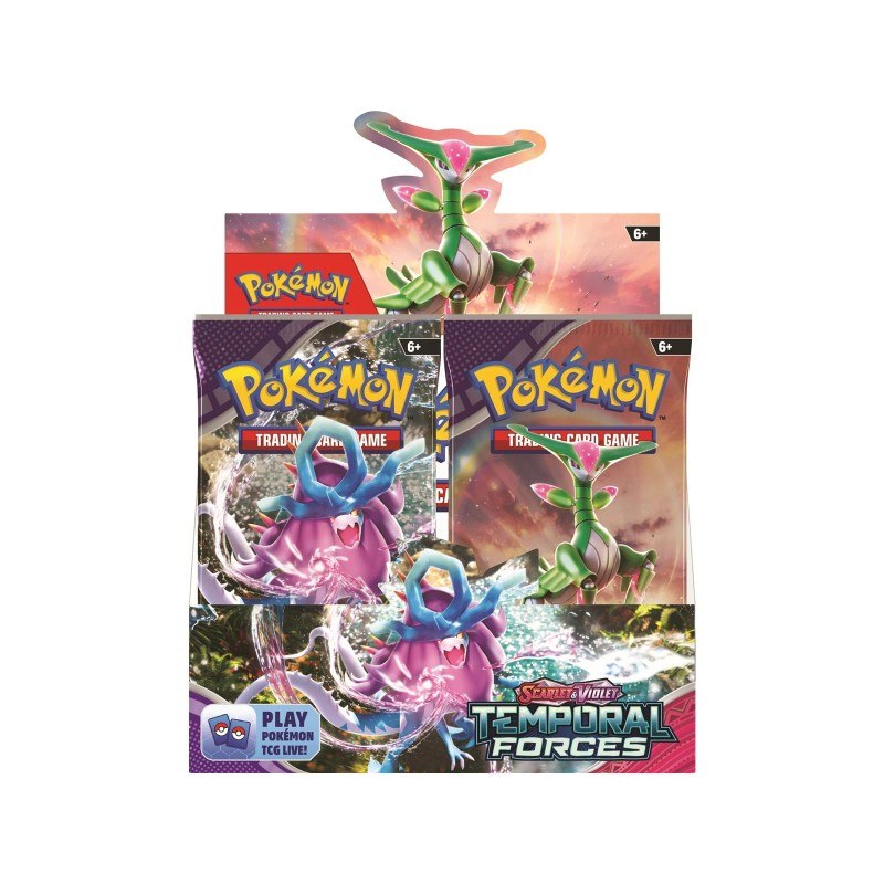 קלפי פוקימון בוסטר בוקס 05 Pokémon TCG: Scarlet & Violet - Temporal ...