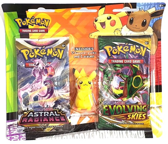 קלפי פוקימון בליסטר 2 בוסטרים ומחק Pokémon TCG: 2 Booster Packs ...