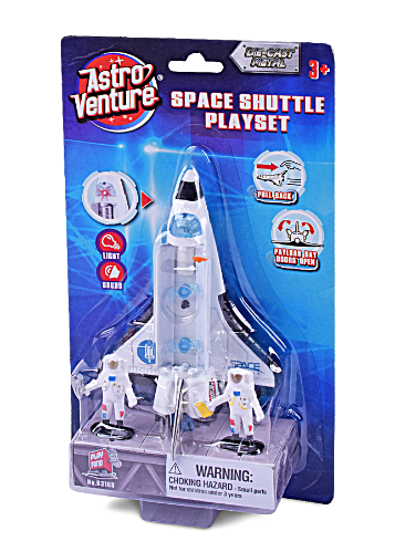 מעבורת חלל כולל 2 אסטרונאוטים עם אפקטים של אור וצלילים – ASTRO VENTURE