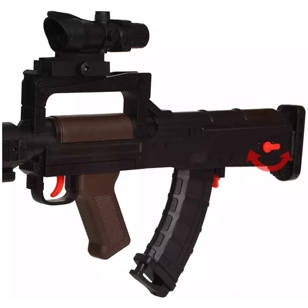 רובה סער גרוזה ג'ל אוטומט נטען גודל 79 ס''מ - GEL GROZA