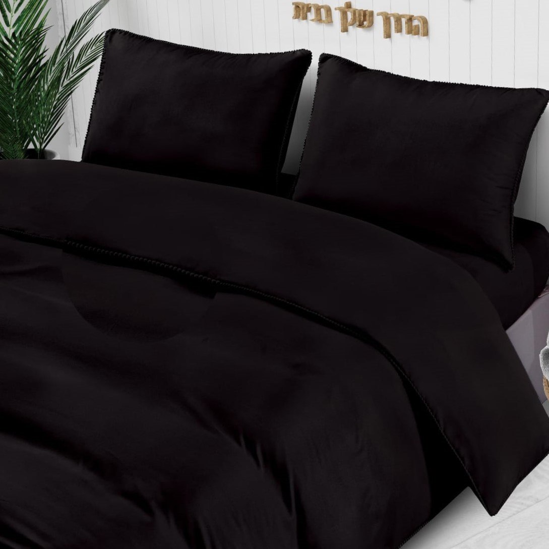 סט מצעים למיטה זוגית אלגנטי 160/200 דגם פון פון - 551124